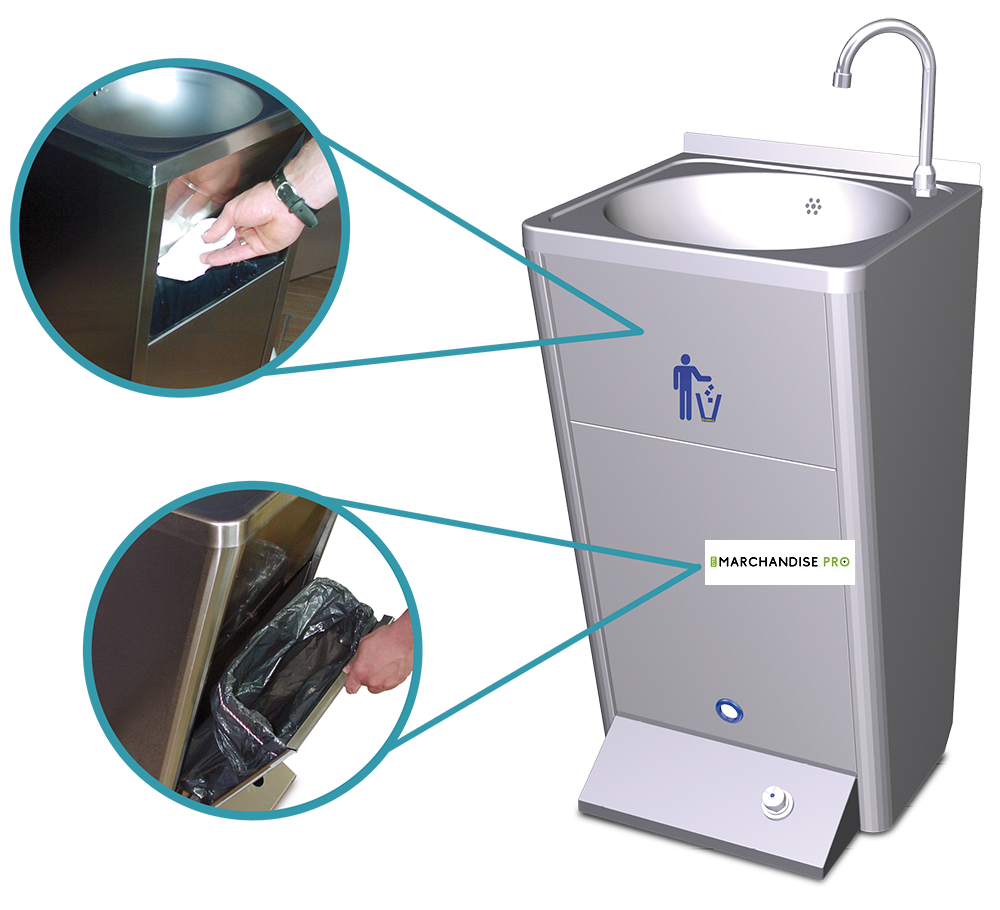 Lave main autonome inox sur pied lave main portable et mobile | eBay