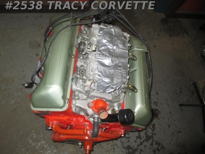 1962 Chevrolet 409 Engine Asy 409HP Rebuilt Intake to Pan with Dual ...