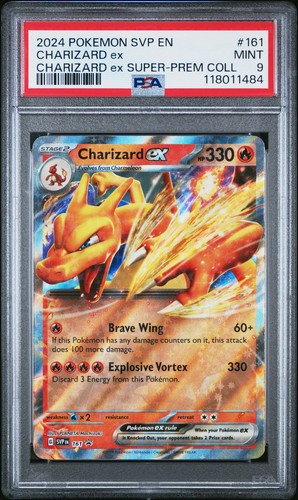 Charizard Ex #161 2024 Pokemon Svp En-Sv Black Star Promo PSA 9 ...