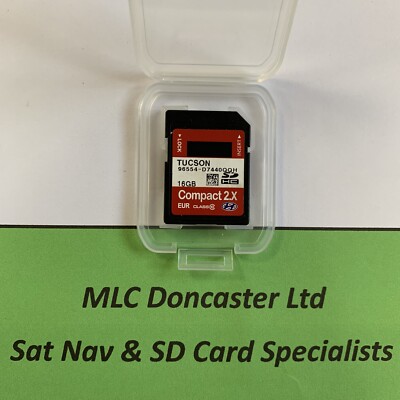 Genuine Hyundai Tucson Satellite Navigation SAT NAV SD Card 96554 ...