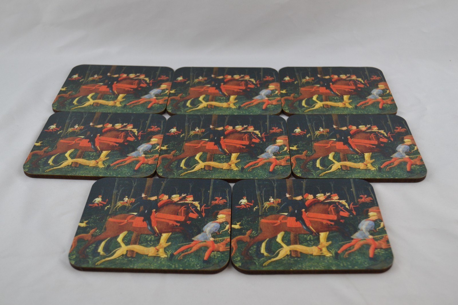 Ashmolean Museum Oxford Wentworth Wood Gifts Coasters Hunt Scene | eBay