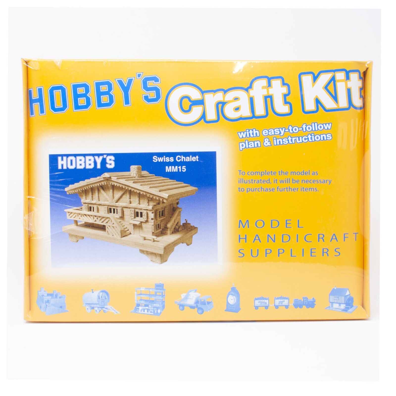 Matchstick Kits Wood Modelling Match Craft Bikes Boats Buildings ...