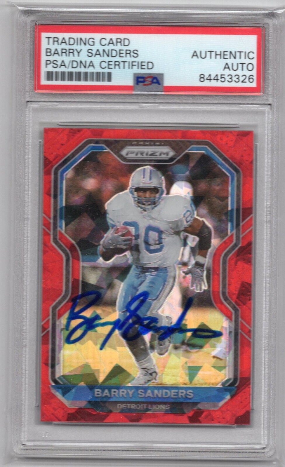 Barry Sanders Autographed Memorabilia | Signed Photo, Jersey ...