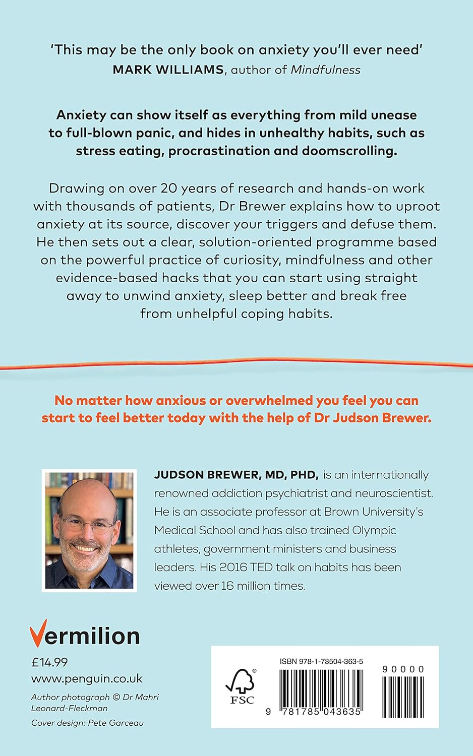 Unwinding Anxiety: Train Your Brain to Heal Your Mind by Judson Brewer ...