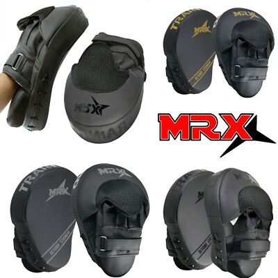 MRX Gel Focus Pad Hook & Jab Mitt Boxing Punching Glove MMA Kickboxing ...