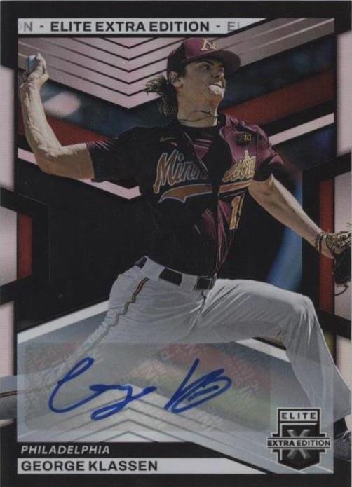 2023 Panini Elite Extra Edition - George Klassen #40 Signatures (AU, RC ...