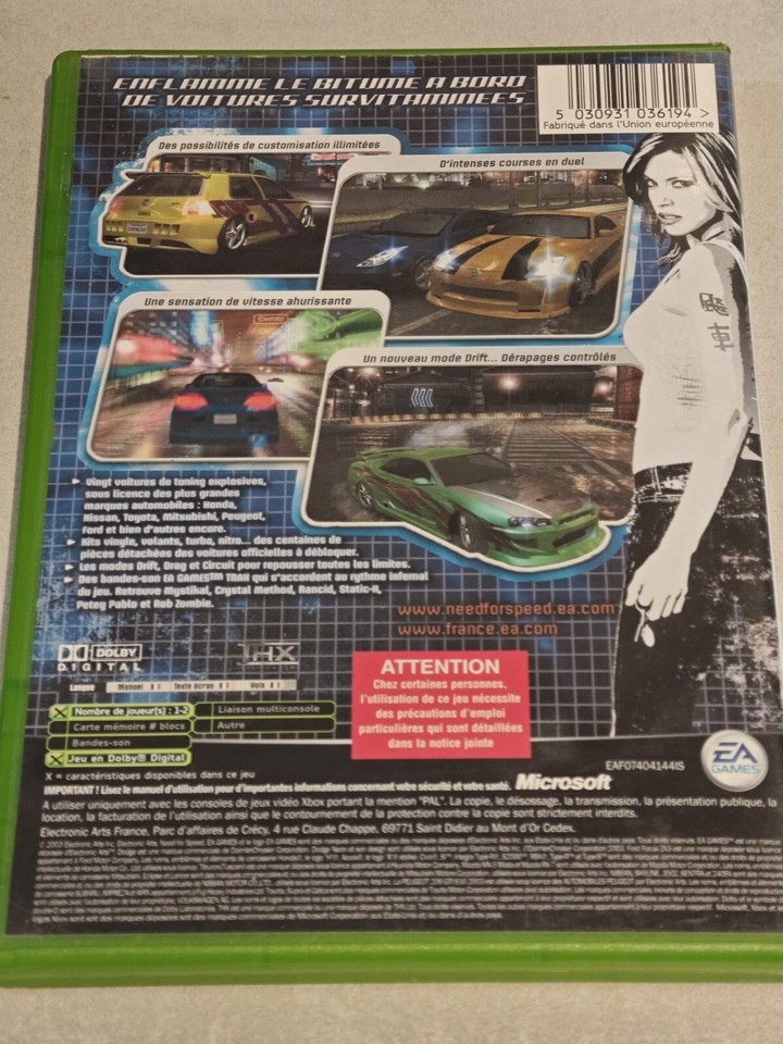 Need for Speed Underground Xbox (Xbox 360 One S X Series X) | eBay