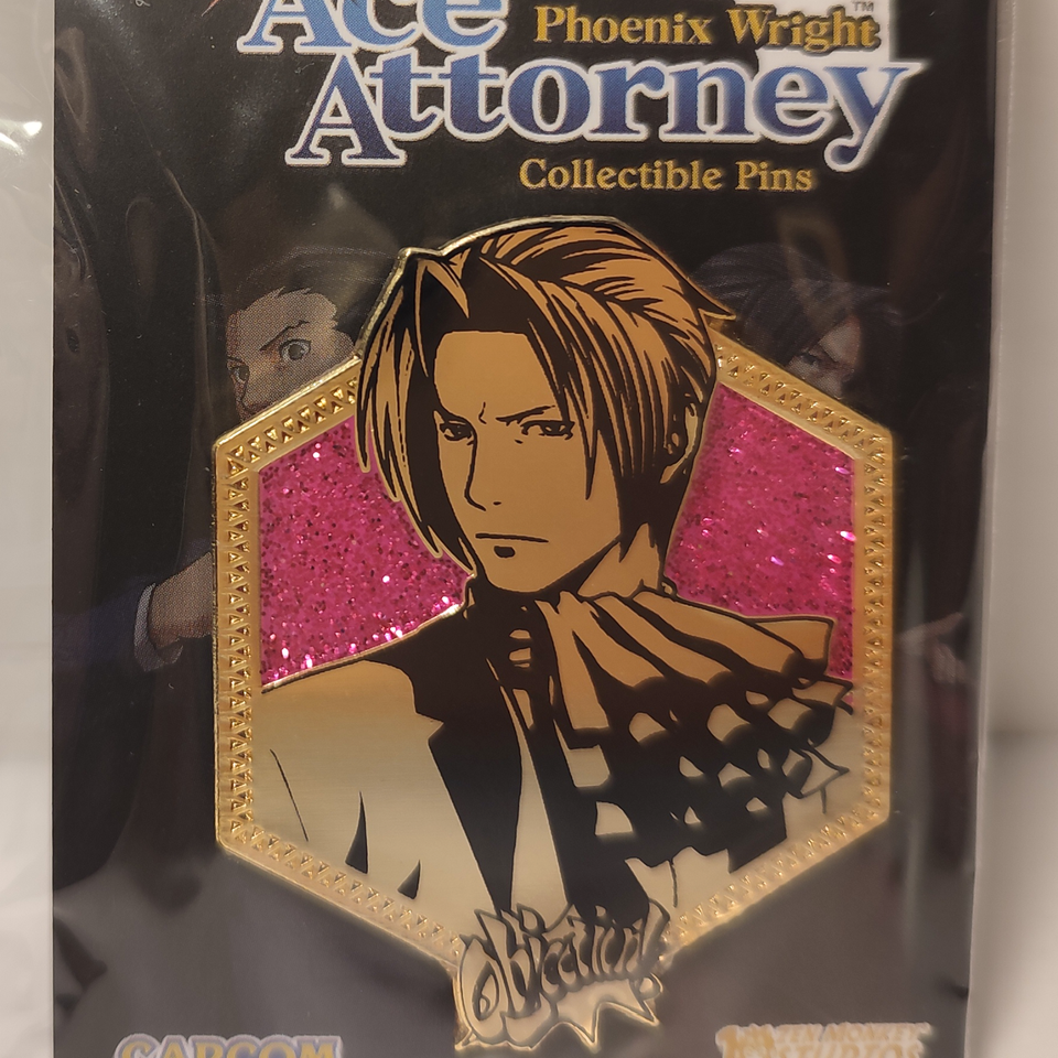 Phoenix Wright Ace Attorney Collectible Limited Edition Enamel Pins Lot ...