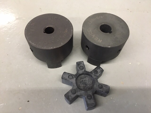 Lovejoy Flexible L100 Type Jaw Coupler & Rubber Spider (pick bore size ...
