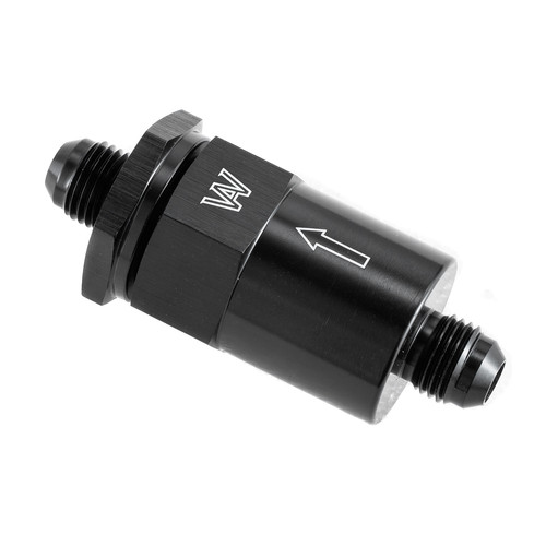 6AN to AN6 Flare Inline Non Return One Way oil filter 6061-T6 Aluminium ...