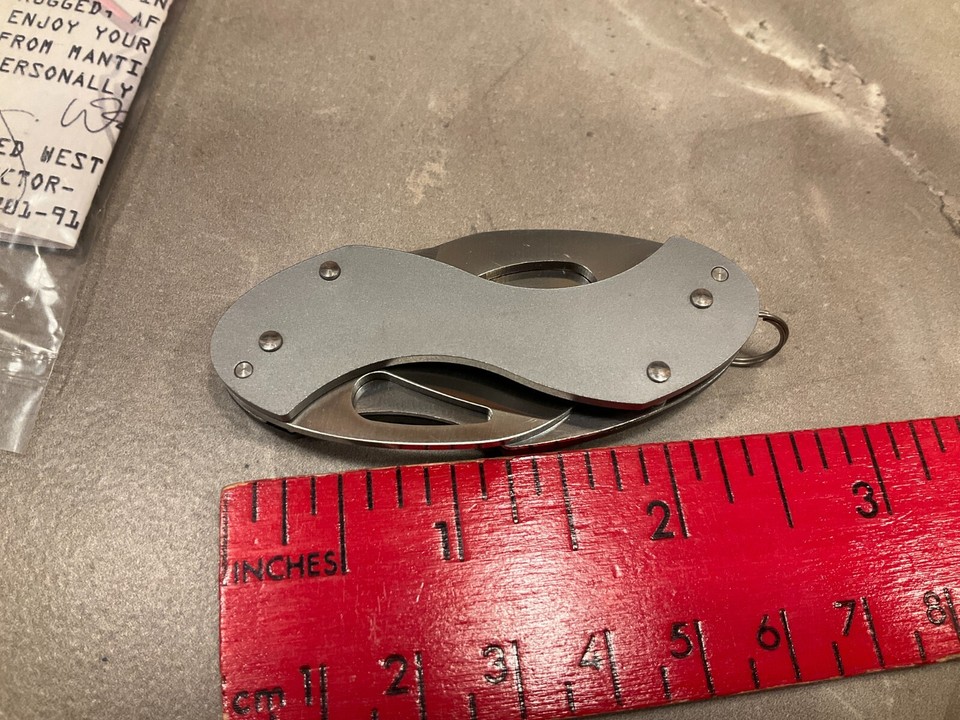 Mantis B4 Buzzard Necessikey Keychain Knife 1" Blade, Bottle Opener ...