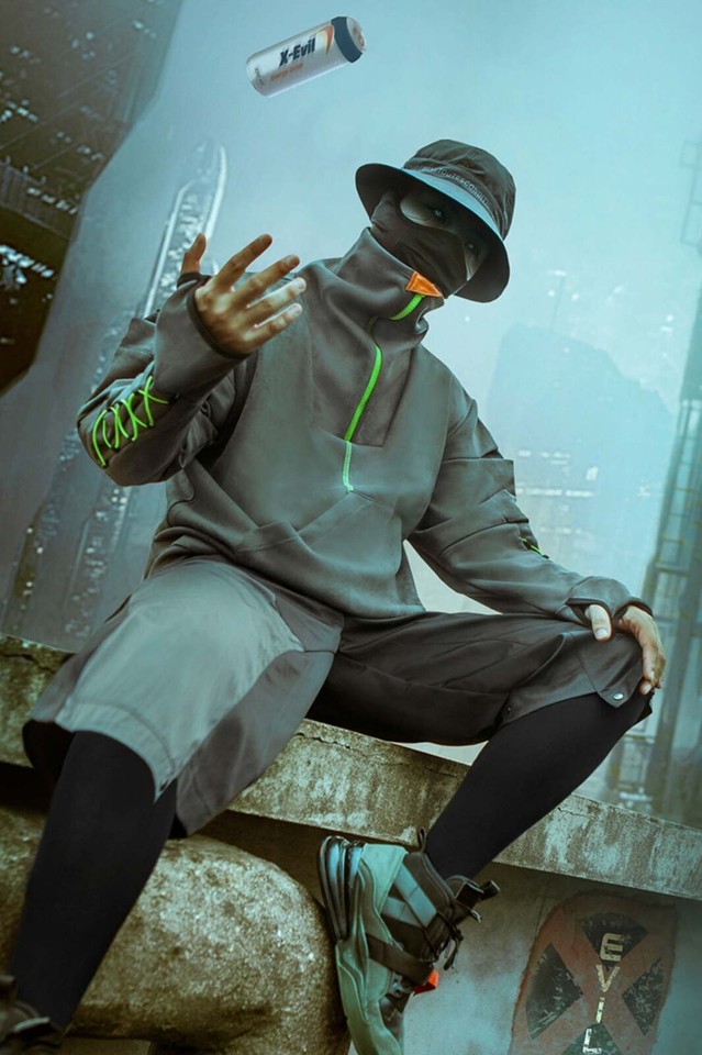 Niepce Neo Sweatshirt Jacket Cyberpunk Techwear Streetwear Turtleneck ...