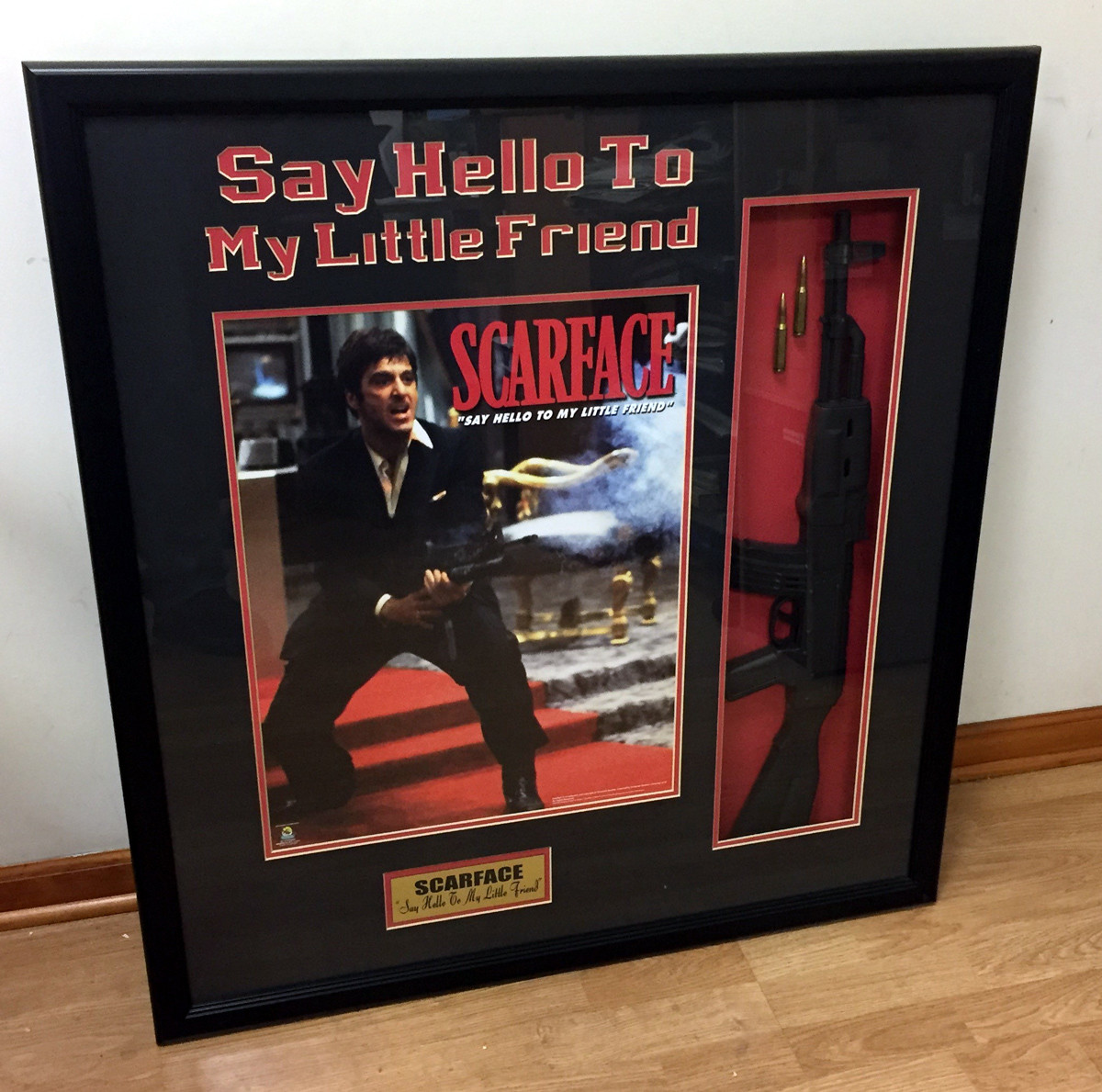 Scarface Say Hello To My Little Friend Gun