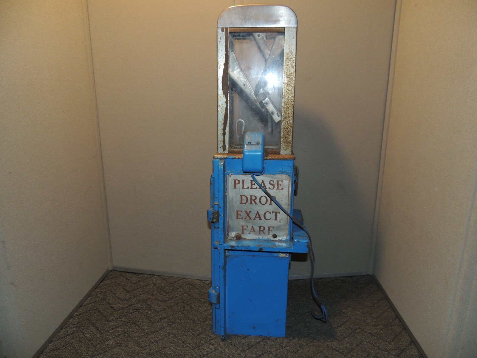 Vintage Cleveland Fare Box Johnson Fare Box Size 2 C.P 10 Trolly Street ...