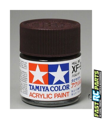 Tamiya USA Acrylic XF9 Flat Hull Red TAM81309 | eBay
