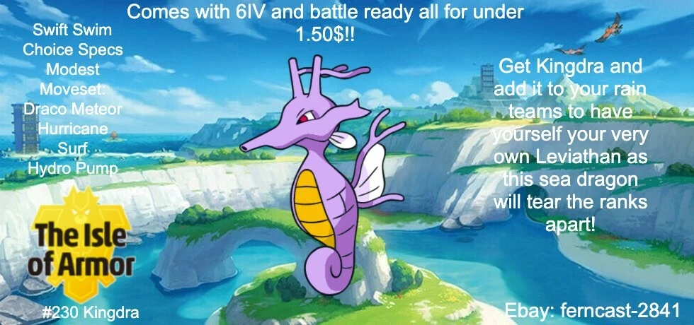 Pokemon Shiny Kingdra
