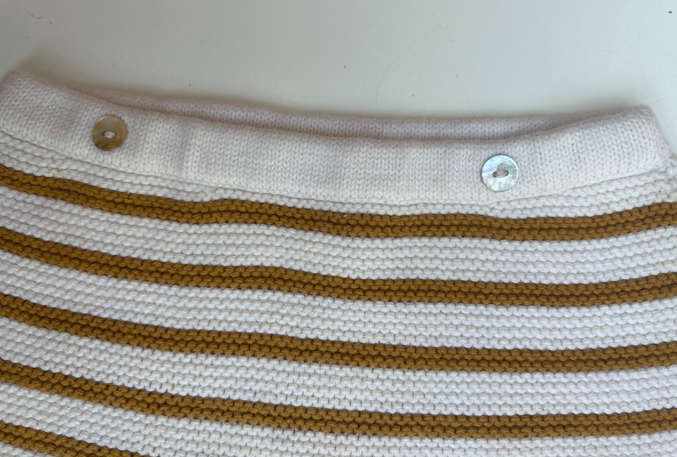 Bobo Choses Cherry Knit Romper Check One Piece Oeuf Knit Shorts 24 36M ...