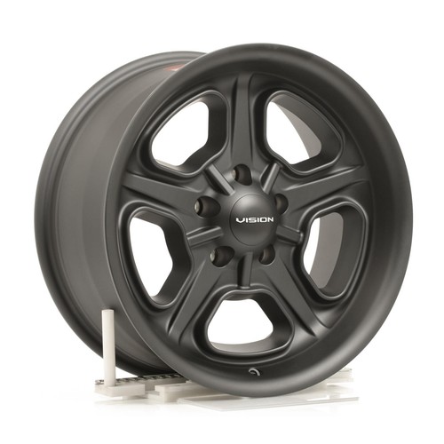 Vision American Muscle 147 Daytona Series Satin Black Wheels 147 ...