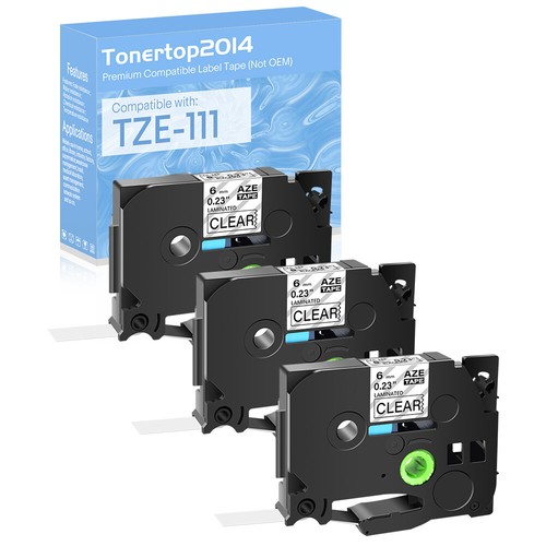 Compatible for Brother P-Touch Label Maker TZ TZe 111 Tape Cartridges ...
