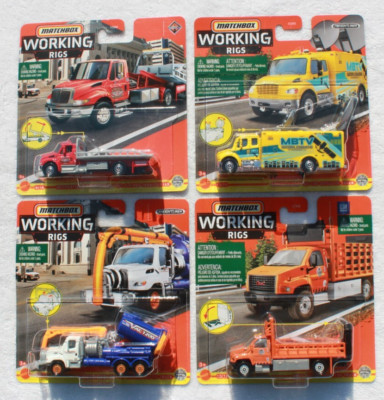 Matchbox 2021 Working Rigs - Vacuum Septic Truck, Satellite Truck ...