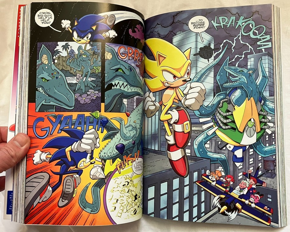 Sonic X Archie Comics Omnibus Collection Issues 1-40 - 2 Volumes ...