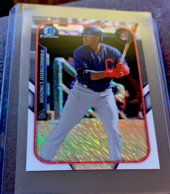 Francisco Lindor 2015 Bowman Chrome Farm's Finest MINI # FFM-FL, New ...