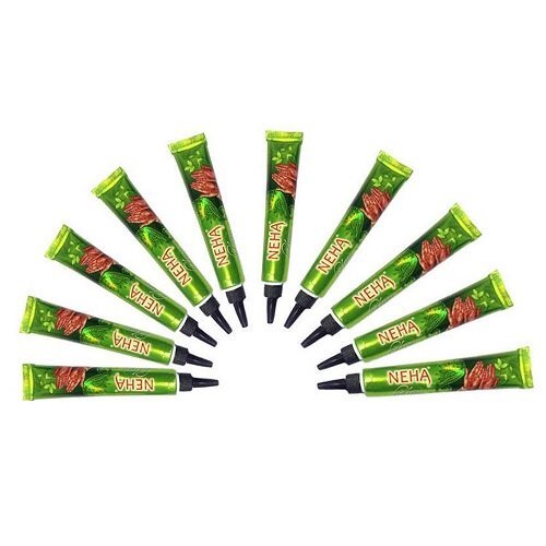 Neha Herbal Instant Dark Red Henna Mehendi Tattoo Paste Tubes | eBay