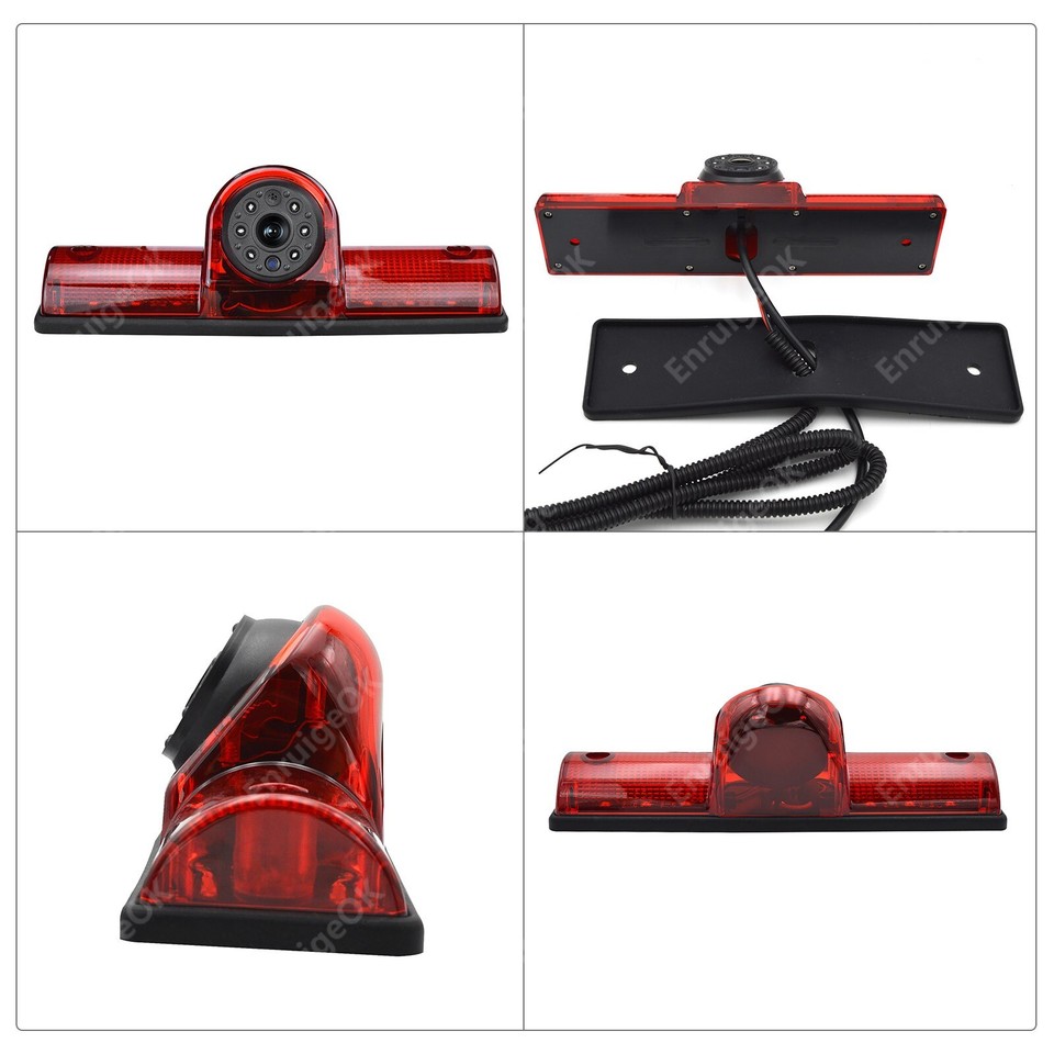 Universal Rear View Backup Camera Third Brake Light for Cargo Van Truck ...