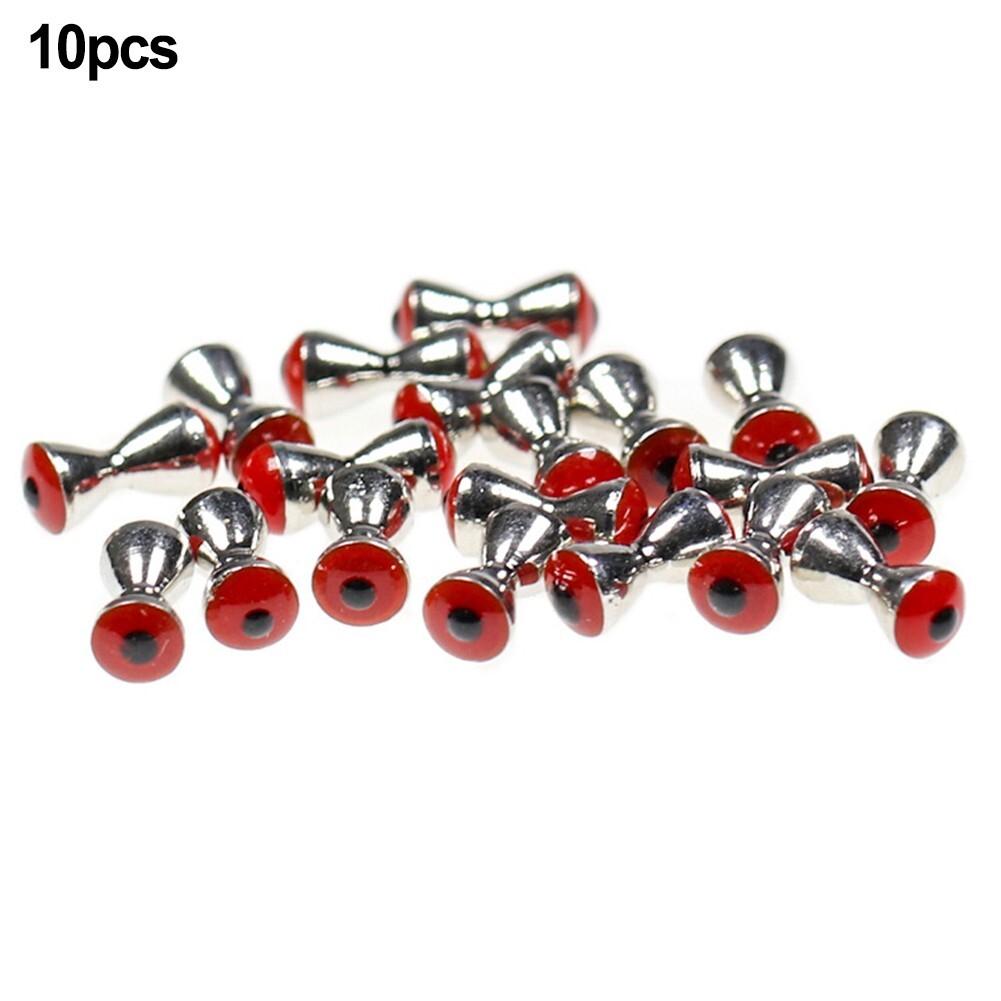 10pcs Fly Bait Eyes Fly Tying Materials Dumbbell Shape Multiple Colors ...