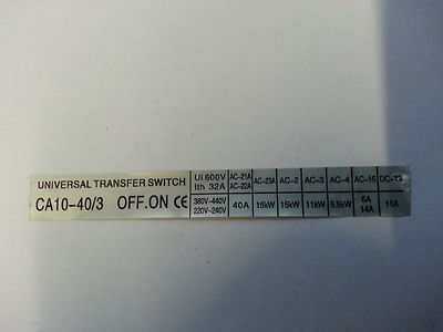Rotary - Three Position - 3