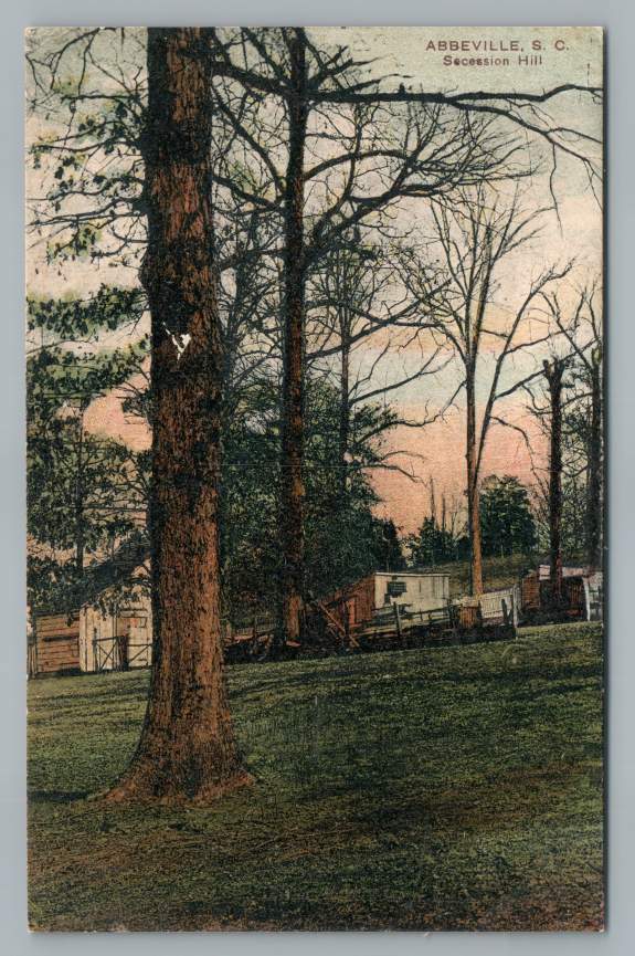 Secession Hill ABBEVILLE South Carolina~Antique Confederate Civil War ...