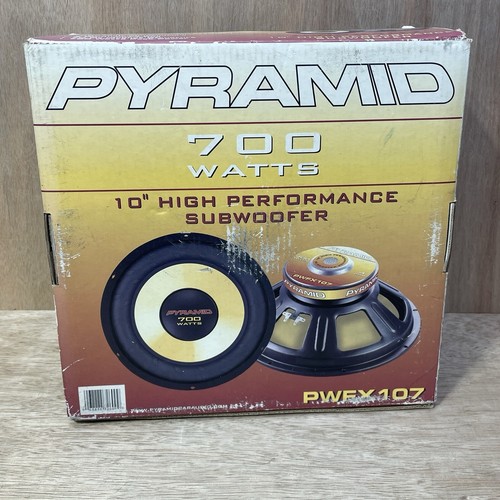 Pyramid PWFX107 10” High Performance Subwoofer Speaker 700 Watts High ...