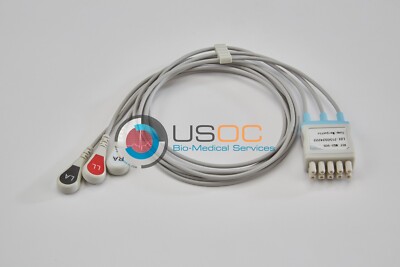 GE 3 Lead ECG Cable Pinch 412682-001, 412682-002, 164L0027 | eBay