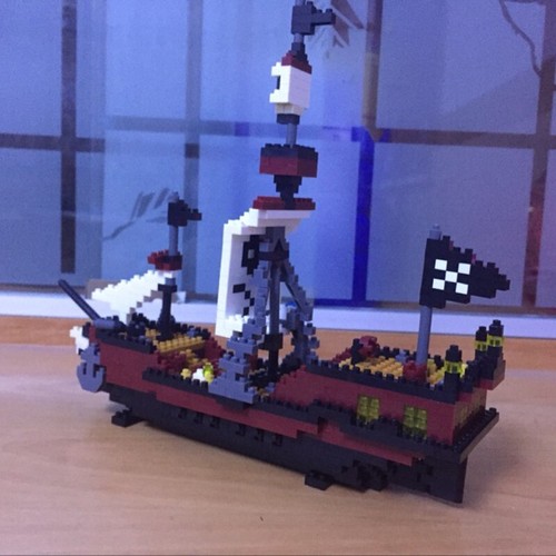 Pirate Ship by YZ Diamond #66505 Micro Blocks, Nanoblocks, Diamond ...