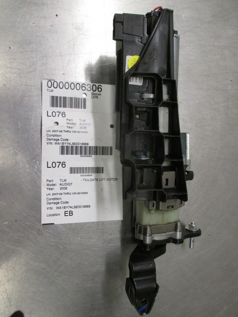 2011 Audi Q7 Left Driver Rear Liftgate Hatch Pull Down Lift Motor ...