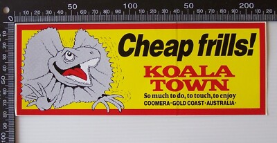 VINTAGE KOALA TOWN COOMERA GOLD COAST QLD TRAVEL SOUVENIR CAR CARAVAN ...