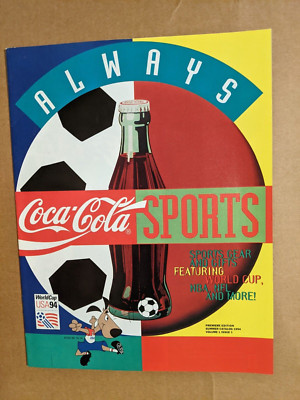 Coca Cola Premiere Sports Merch Catalog 1994 | eBay