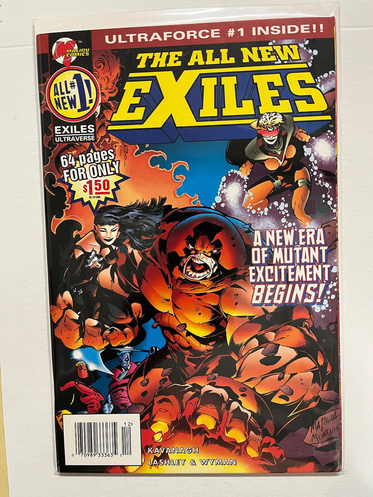 The All New Exiles, #1, Malibu Marvel Comic Book VF/NM | Combined ...