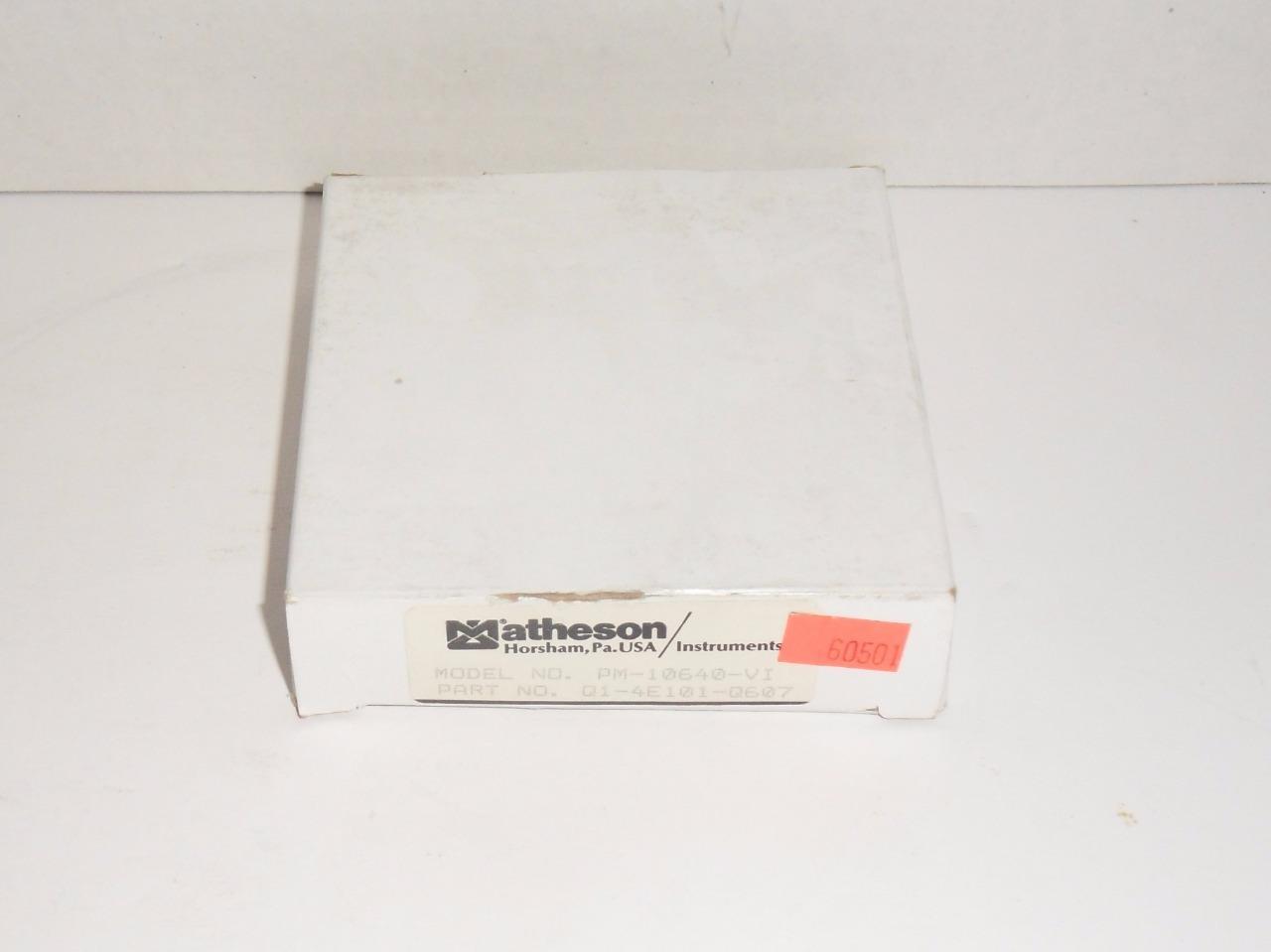 Matheson PM-10640-V1 Q1-4E101-Q607 10640 GPH Water Flow Meter | eBay