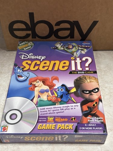 Disney Scene It Game Pack DVD 2006 Complete Game Sealed Brand New | eBay