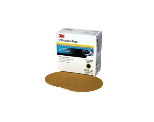 3M 00973 Hookit Gold Sanding Disc 216U 6 Inch P400A Grit (100 Discs/Box ...