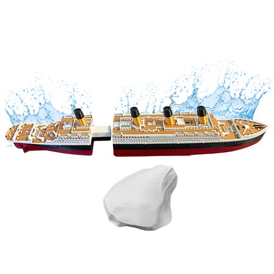 Colorized Split In Half Titanic Bath Boat And Pool Toy,Break In Half ...
