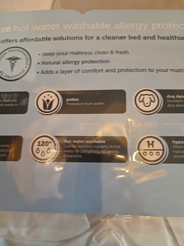 Allerease Twin XL Allergy AND Waterproof Protection Mattress Pad | eBay