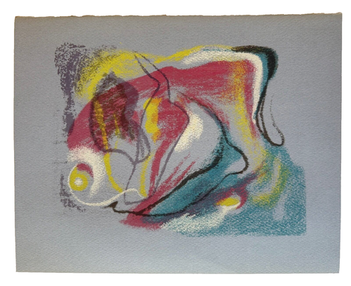 Abstract screenprint by well-listed WPA artist Joseph Meert (1905-89 ...