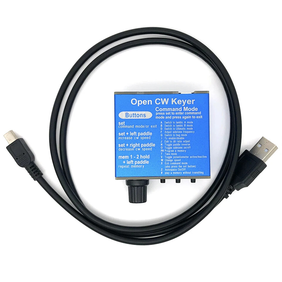 Open CW Keyer MK2 KIT DIY KITS / Finished + Metal case + USB cable | eBay