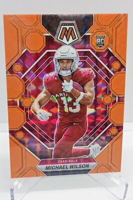 2023 Panini Mosaic Orange Prizm Michael Wilson Card № 350. 20/25 | eBay