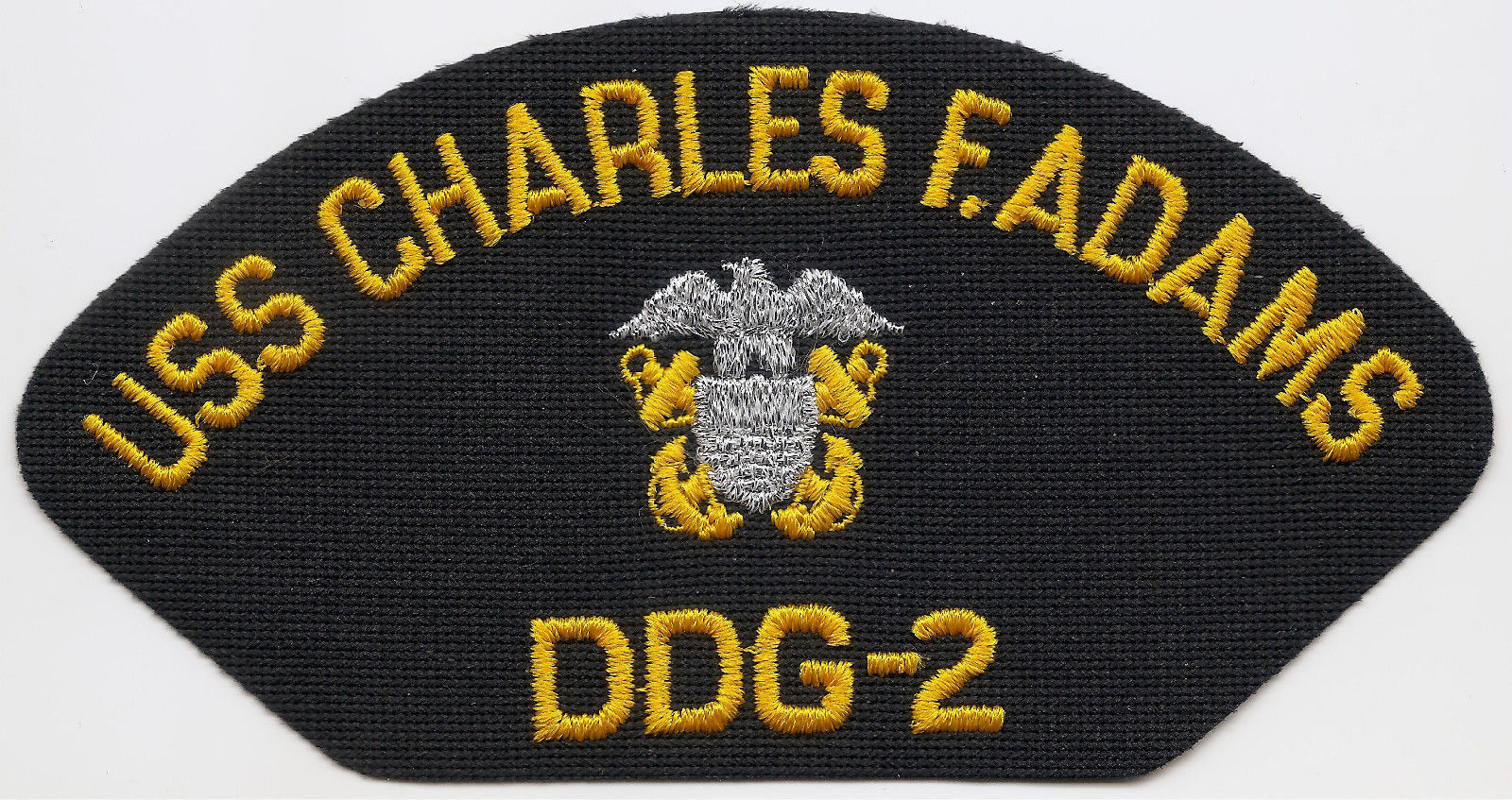 New Iron-On Hat Patches Of Vintage US Navy Ships Destroyers Carriers $5 ...