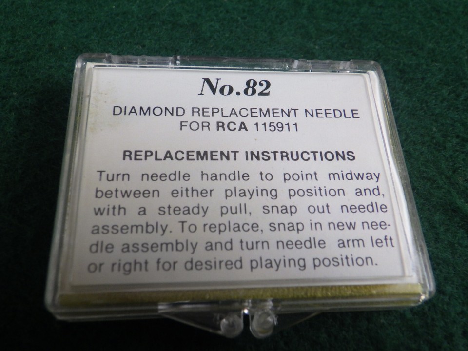 New Old Stock Realistic #82 diamond phono/turntable needle RCA 115911 ...