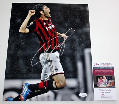RICARDO KAKA SIGNED 11x14 PHOTO AC MILAN BRAZIL FUTBOL SOCCER AUTOGRAPH ...