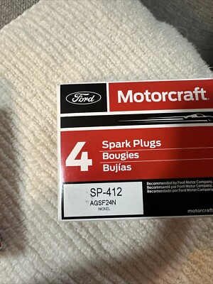 MotorCraft SP-412 AGSF24N Spark Plugs lot of 4 | eBay